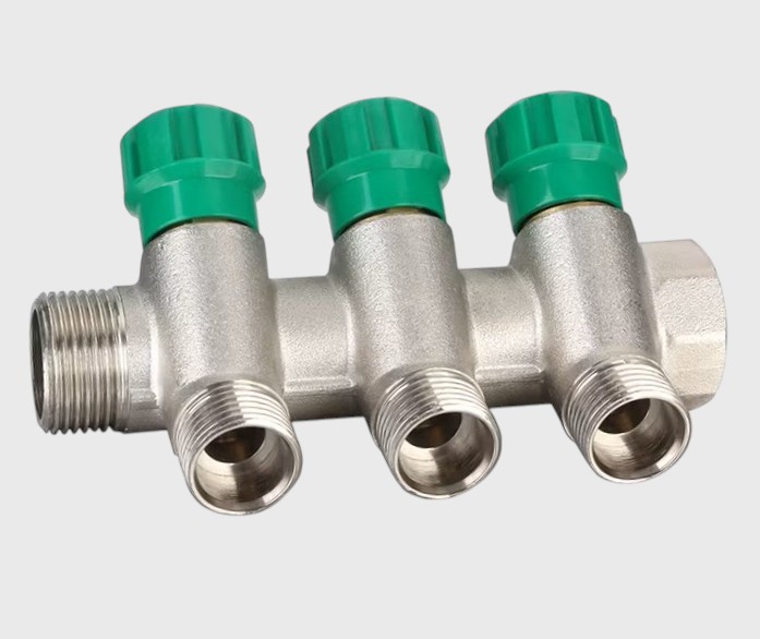 Water supply distribution manifold, 3 outlets 1×3/4″ – Konveka